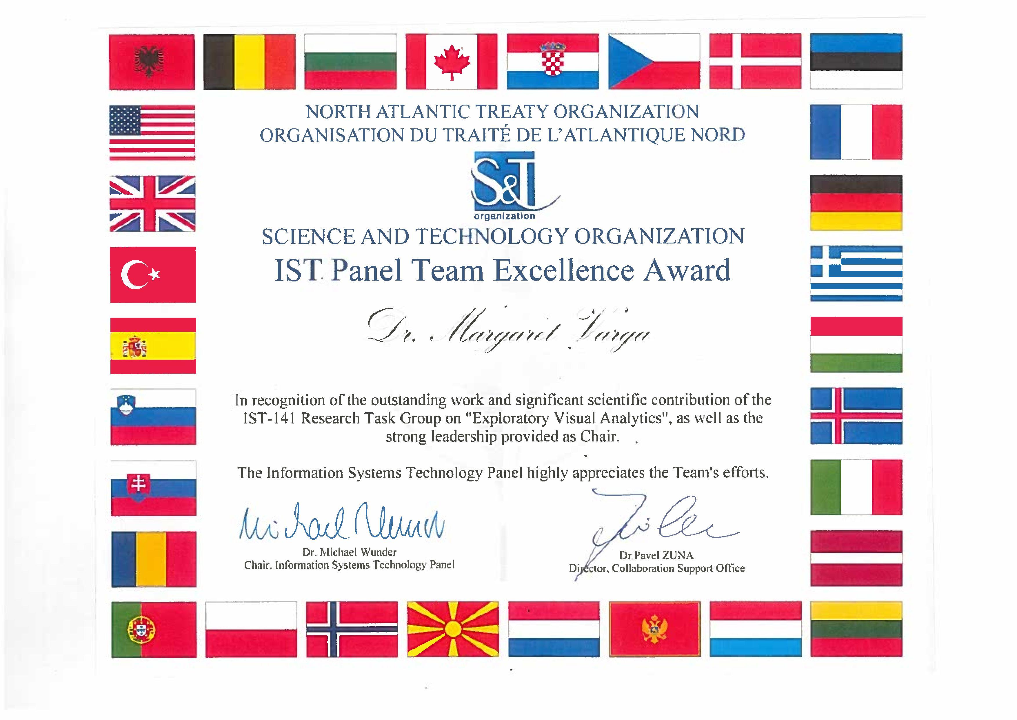 Information system Technology (IST) Panel Team Excellence Award | maidenlab